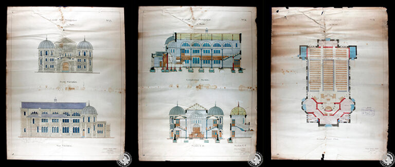 Plans for a Cardiff Synagogue - hiddentreasurenew